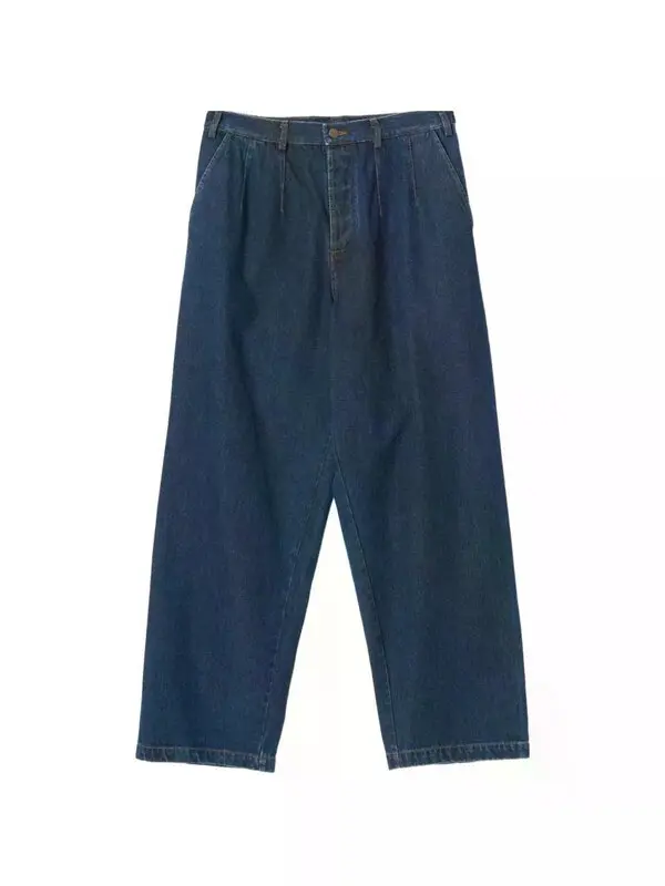 Universal Works Dutch Pleated Loose-fit Jeans