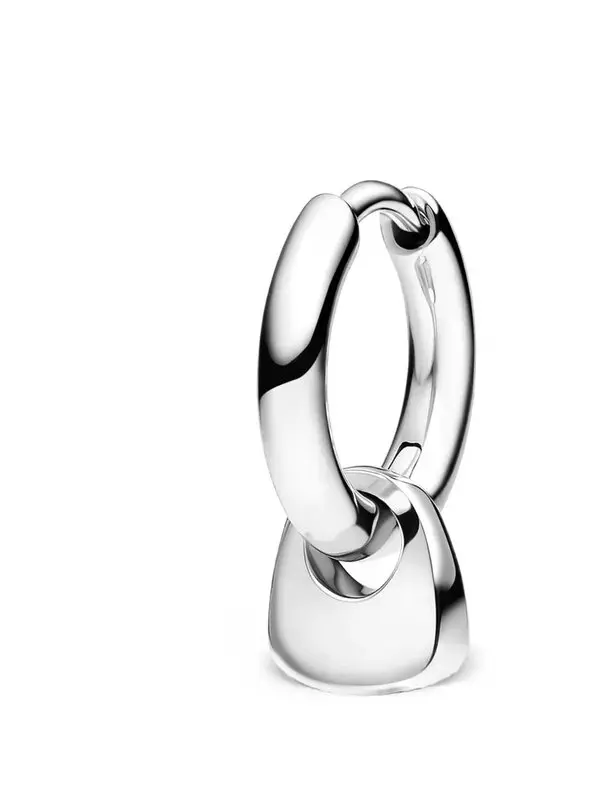 MARIA BLACK Tote Mini Huggie Earring - Silver
