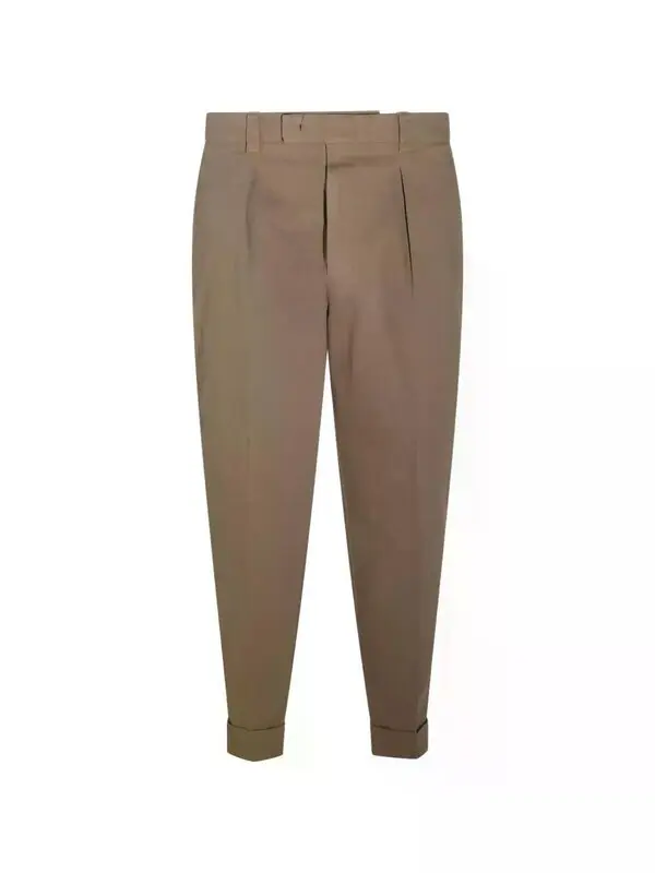 Incotex Pleated-detail Turn-up Trousers