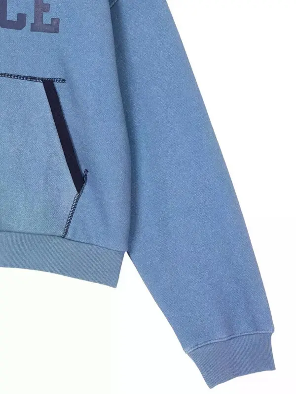 STUDIO TOMBOY Cropped Logo-print Hoodie