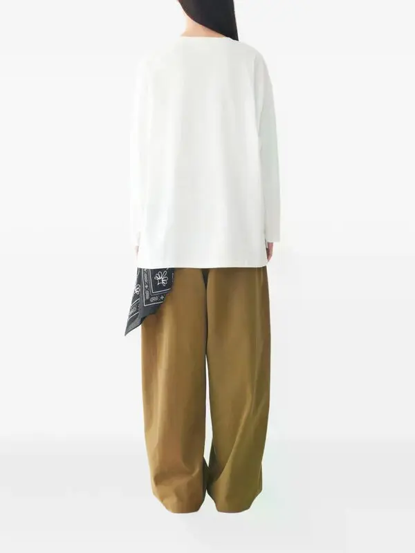 STUDIO TOMBOY Pleated Wide-leg Trousers
