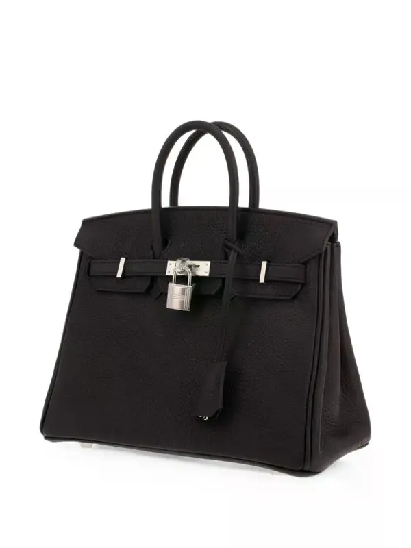 Hermès 2026 25 Birkin Tote Bag - Black