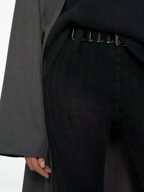 Prada Ribbed Knit Belt Loop Shorts