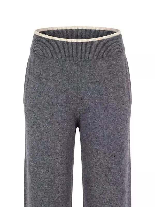 Pinko Ribbed-knit Wool Track Pants