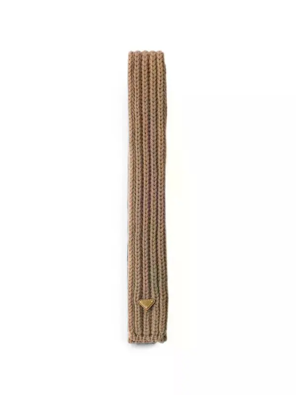 Prada Wool Scarf - Neutrals
