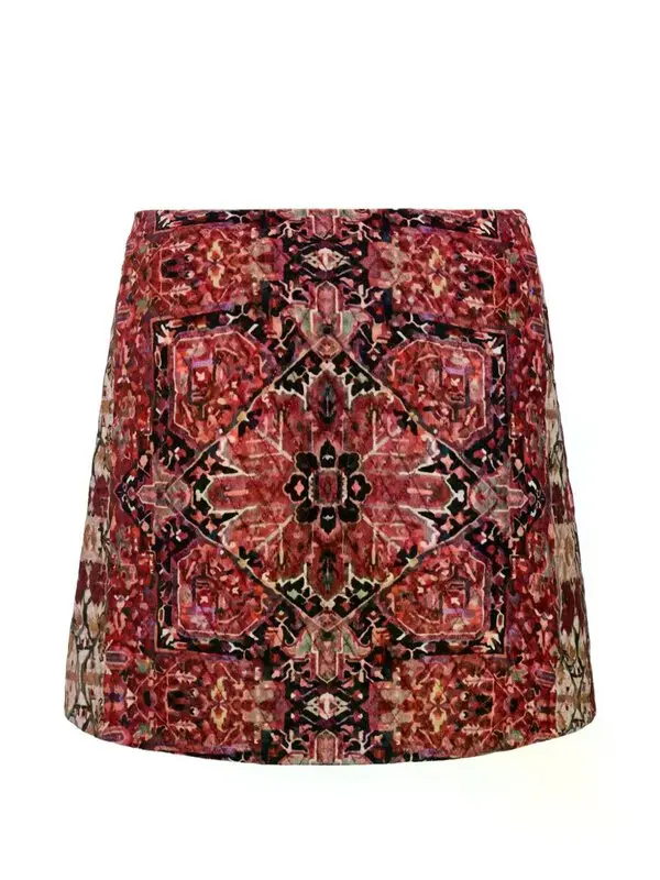 Cara Cara Chrissy Tapestry-print A-line Mini Skirt