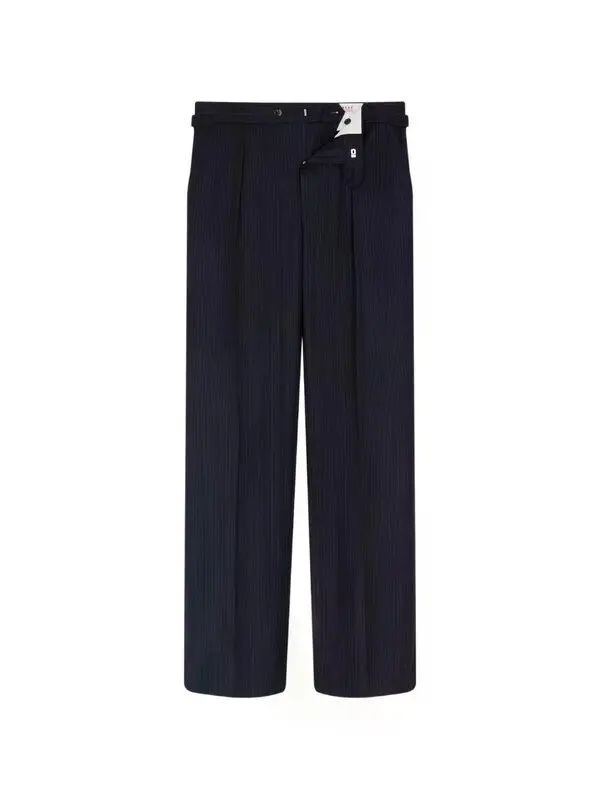 FURSAC Pinstripe Pattern Pleated Trousers