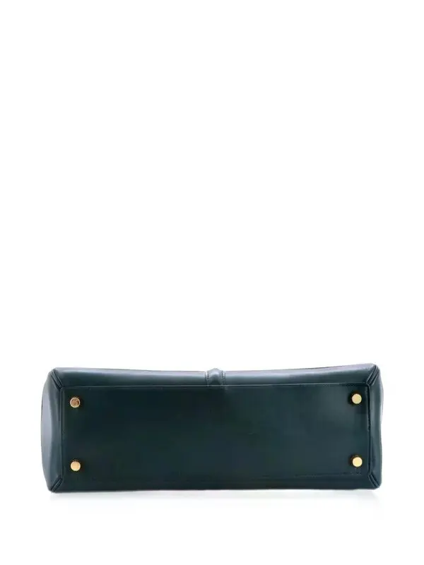 Celine Smooth Calfskin Medium Satchel With Top Handle