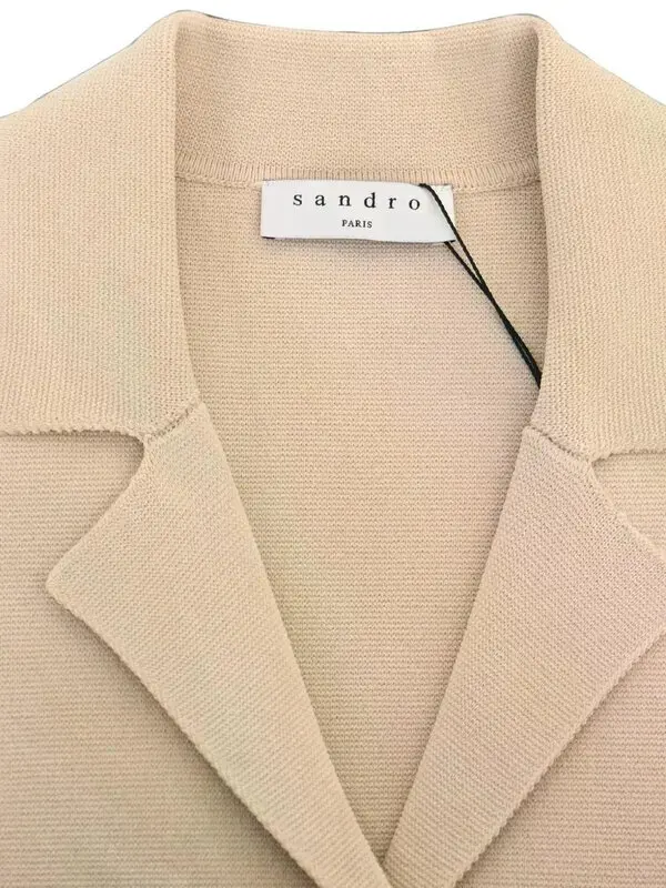 Sandro Knitted Button-down Dress