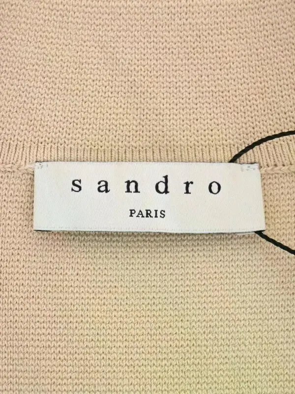 Sandro Knitted Button-down Dress