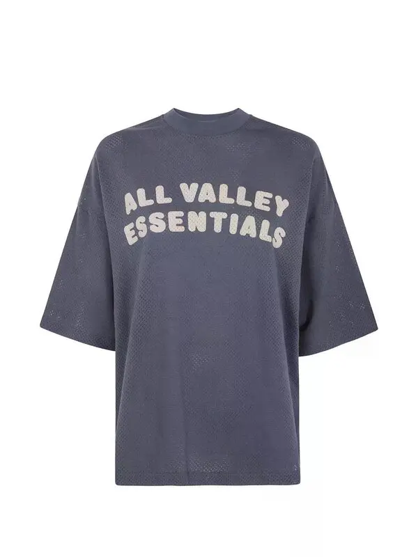 Fear Of God Sport-mesh Merch T-shirt - Grey