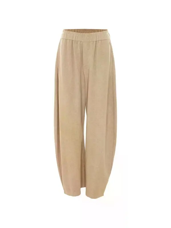 ELEH Elasticated Loose-fit Track Pants - Neutrals