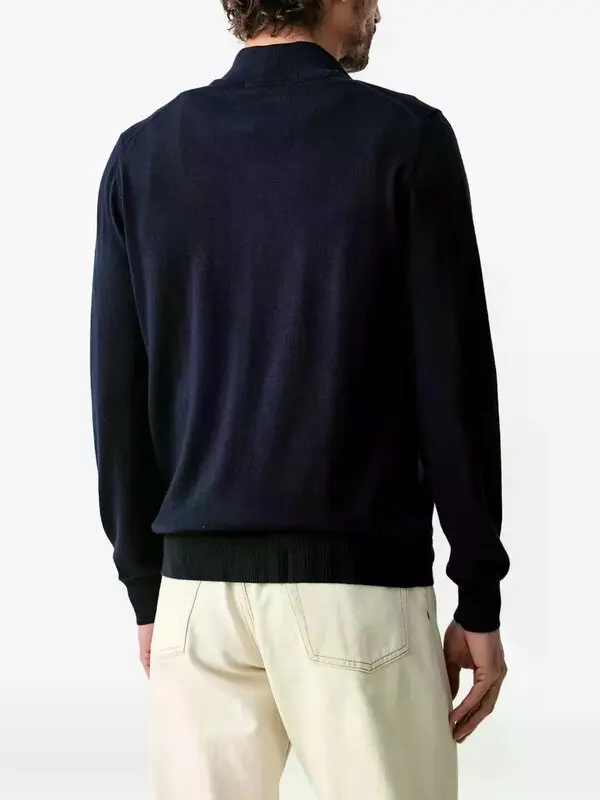 AERONAUTICA MILITARE Wool Zip-up Cardigan