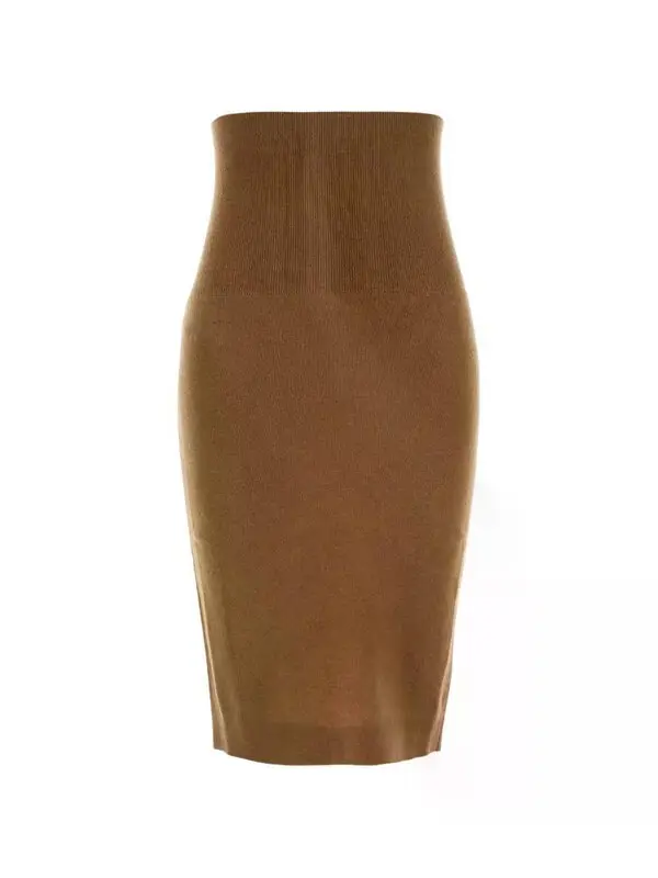 Stella McCartney Ribbed-knit Midi Skirt