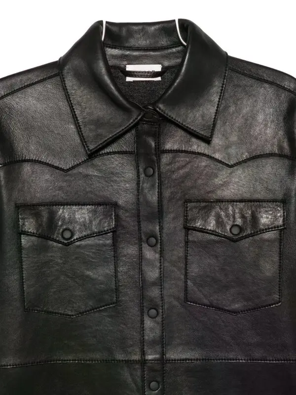 P.a.r.o.s.h Western-style Leather Jacket