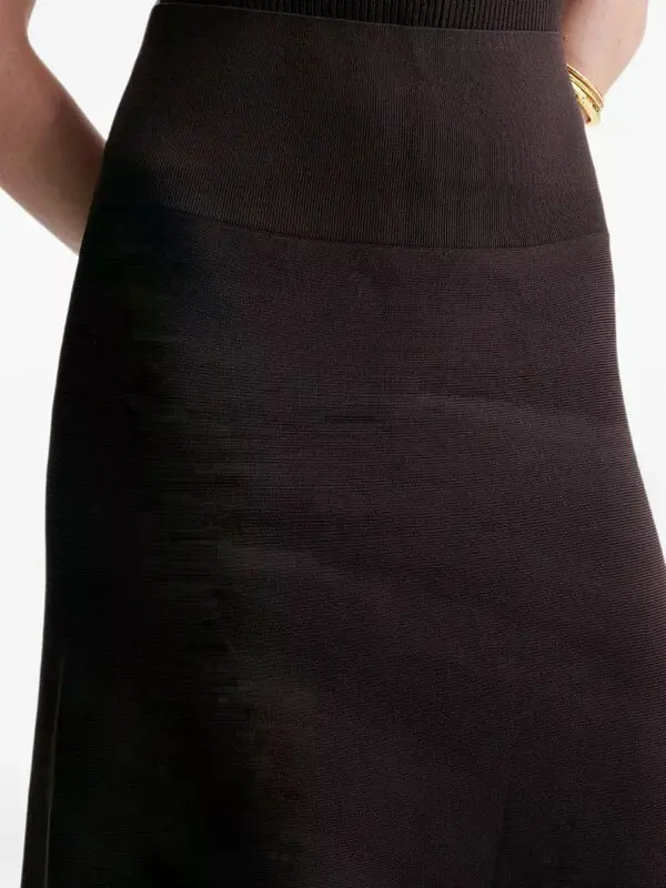 Vanessa Bruno Hidaya Ribbed-knit Midi Skirt