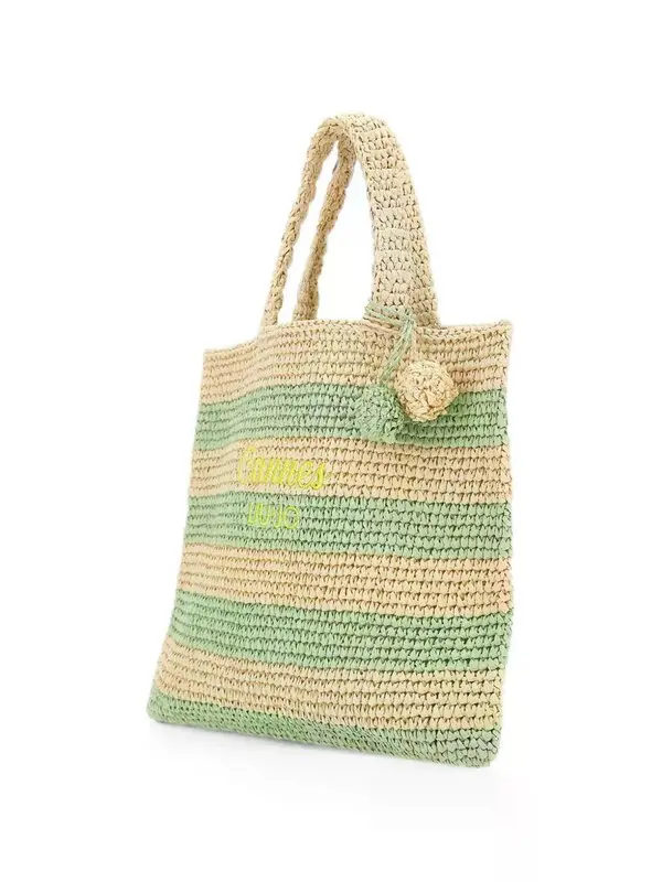Liu Jo Plentia Cannes Striped Woven Shoulder Bag