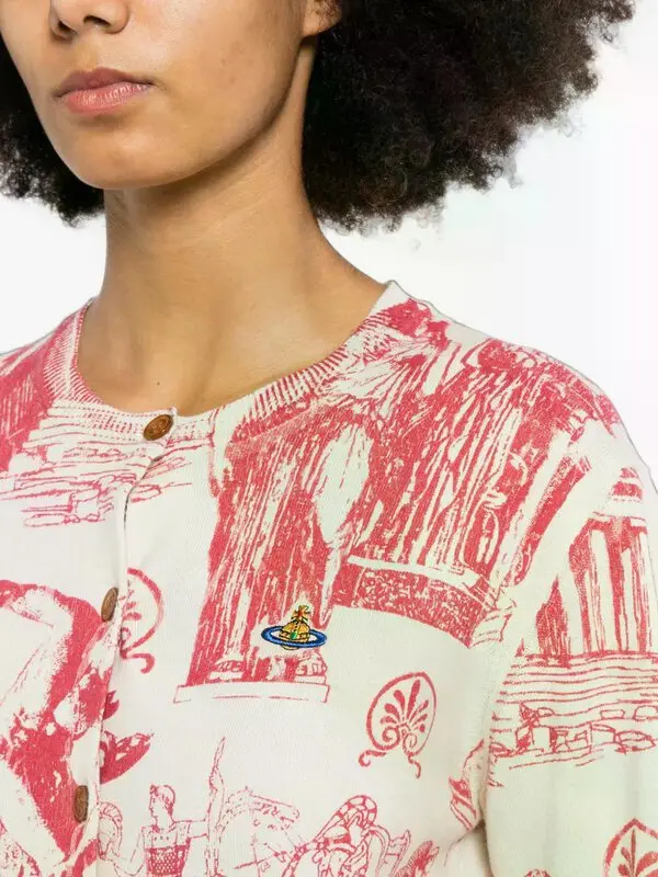 VIVIENNE WESTWOOD Logo-embroidered Cardigan