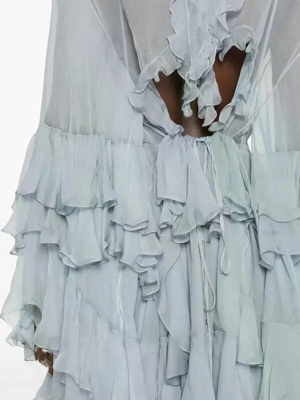 Chloé Ruffled Silk Mini Dress