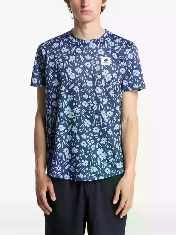 SAYSKY Flower Combat Print T-shirt