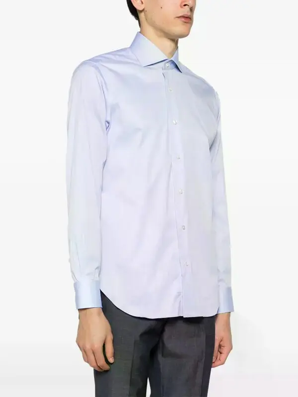 BARBA NAPOLI Long-sleeve Cotton Shirt