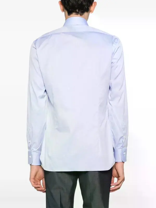 BARBA NAPOLI Long-sleeve Cotton Shirt