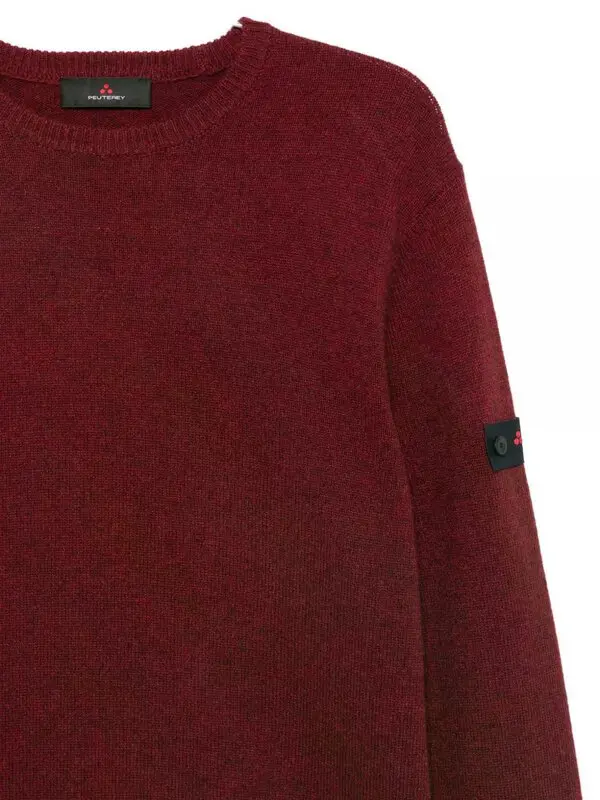 Peuterey Logo-patch Crew-neck Sweater