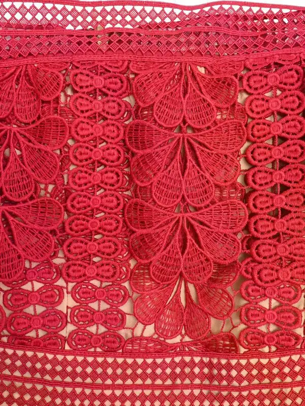 SELF-PORTRAIT Off-shoulder Guipure Lace Dress
