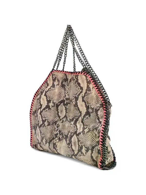 Stella McCartney Falabella Snakeskin-effect Tote Bag