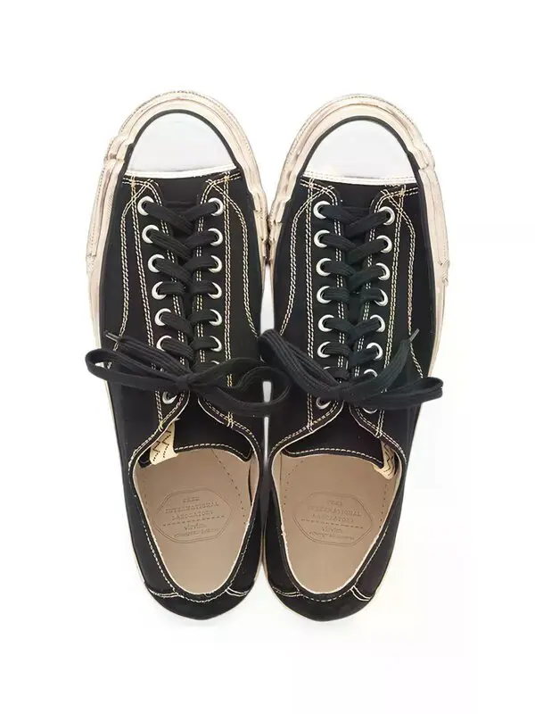 Visvim Distressed-effect Lace-up Sneakers