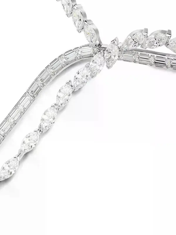 SWAROVSKI Mesmera Crystal-embellished Wrap Necklace