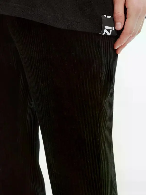 Izzue Corduroy-effect Flared Trousers