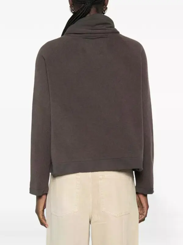 JCSOPHIE Poppy Scarf-detail Raglan-sleeve Sweater