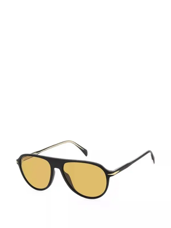 DB EYEWEAR BY DAVID BECKHAM Pilot-frame Sunglasses - Black