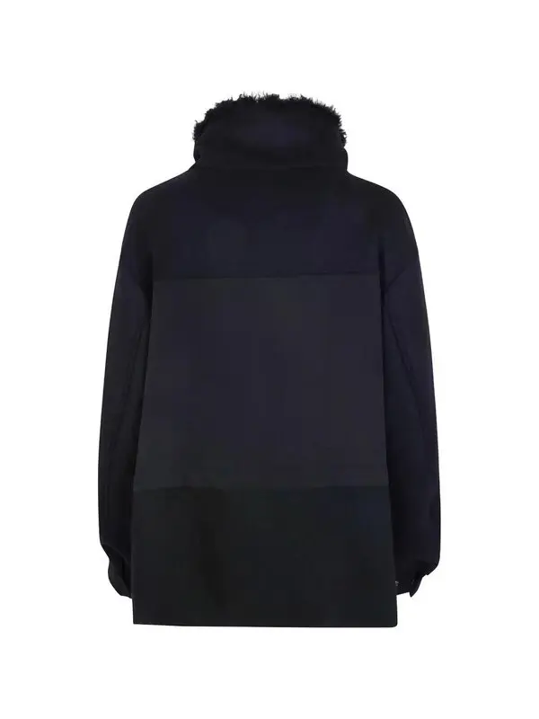 Mantū Shearling-trim Panelled Parka Coat