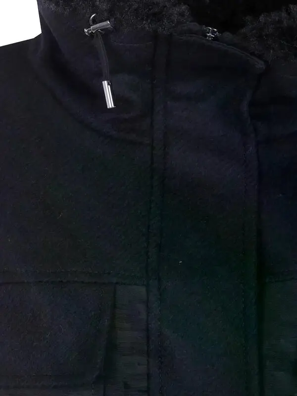 Mantū Shearling-trim Panelled Parka Coat