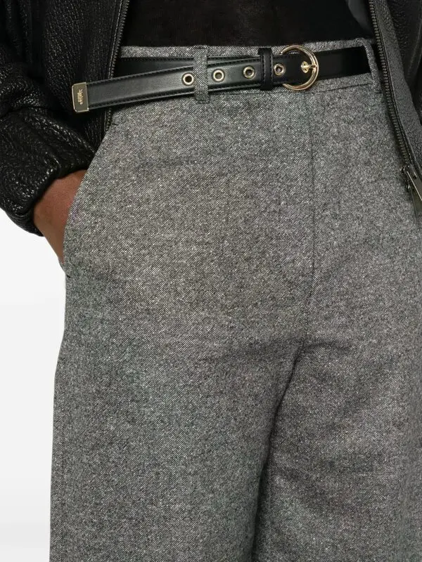 Max Mara Belted Wool Trousers