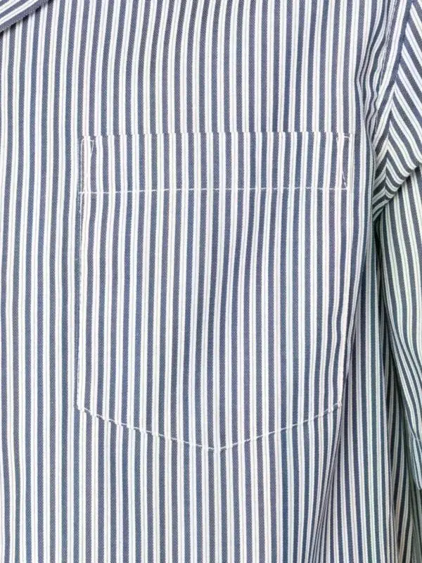 Naked & Famous Denim Double Double Striped Shirt