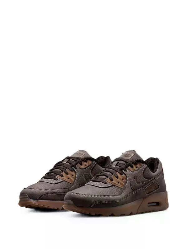 Nike Max 90 Contrast-stitched Sneakers - Brown