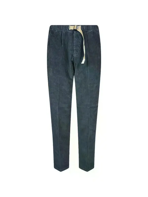 WHITE SAND Belted Corduroy Trousers