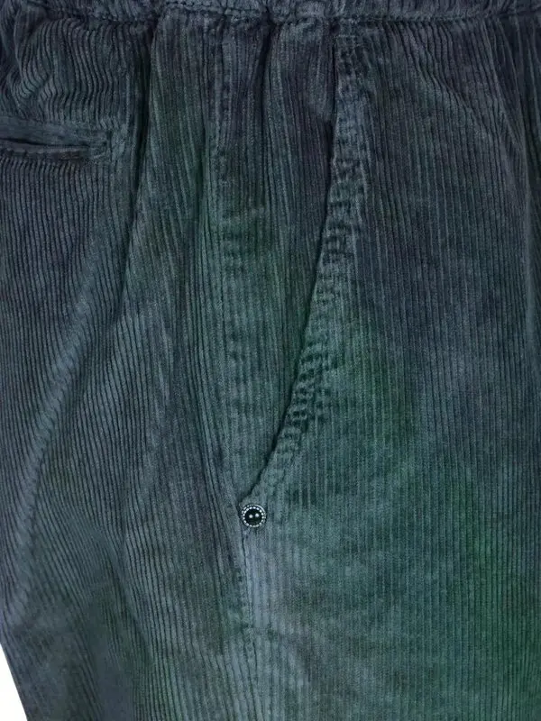 WHITE SAND Belted Corduroy Trousers