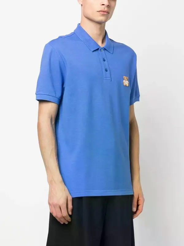 Moschino Logo-patch Polo Shirt
