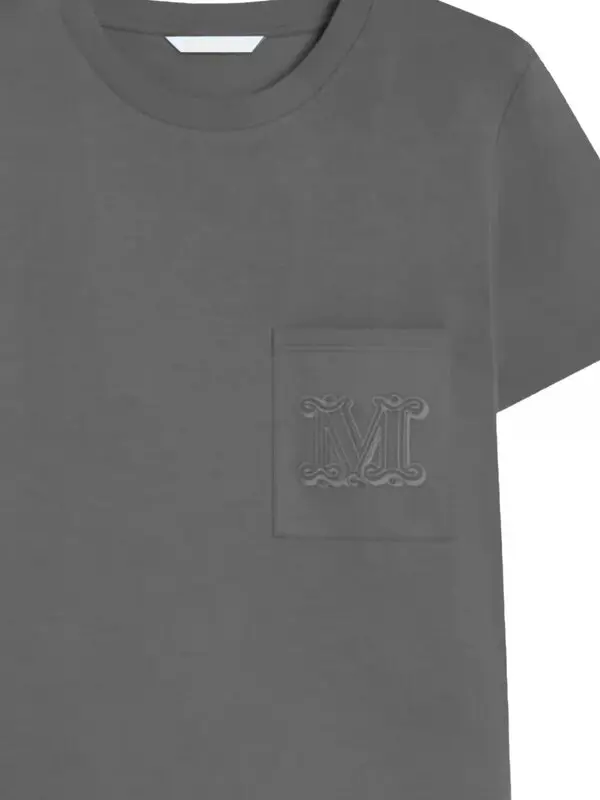 Max Mara Logo-embroidered Pocket T-shirt