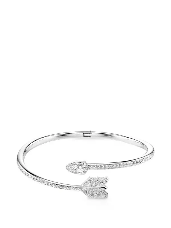 SWAROVSKI Idyllia Arrow-motif Crystal-embellished Bracelet - Silver