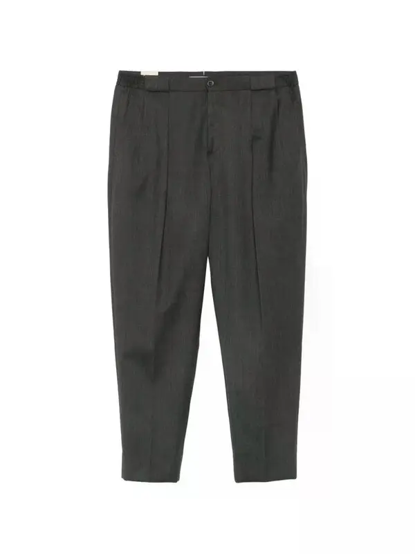 BRIGLIA 1949 Portobellos Pleated Straight-leg Trousers - Grey