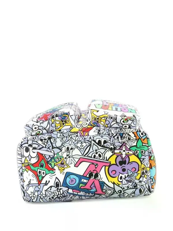 LOUIS VUITTON Multipocket Limited Edition Monogram Comics Canvas Backpack