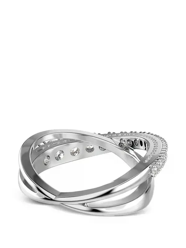 SWAROVSKI Hyperbola Crystal-embellished Crossover Rings