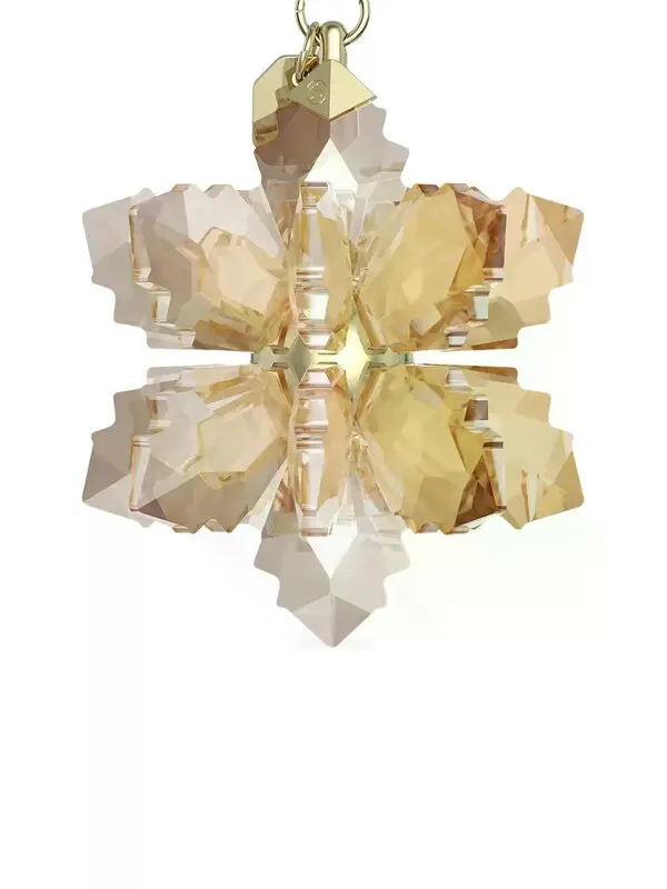 SWAROVSKI Annual Edition 3d Snowflake-motif Faceted Ornament