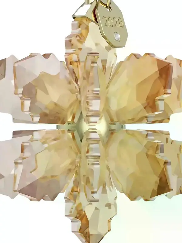 SWAROVSKI Annual Edition 3d Snowflake-motif Faceted Ornament