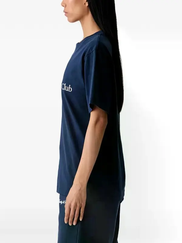 Sporty & Rich Logo-print Cotton T-shirt